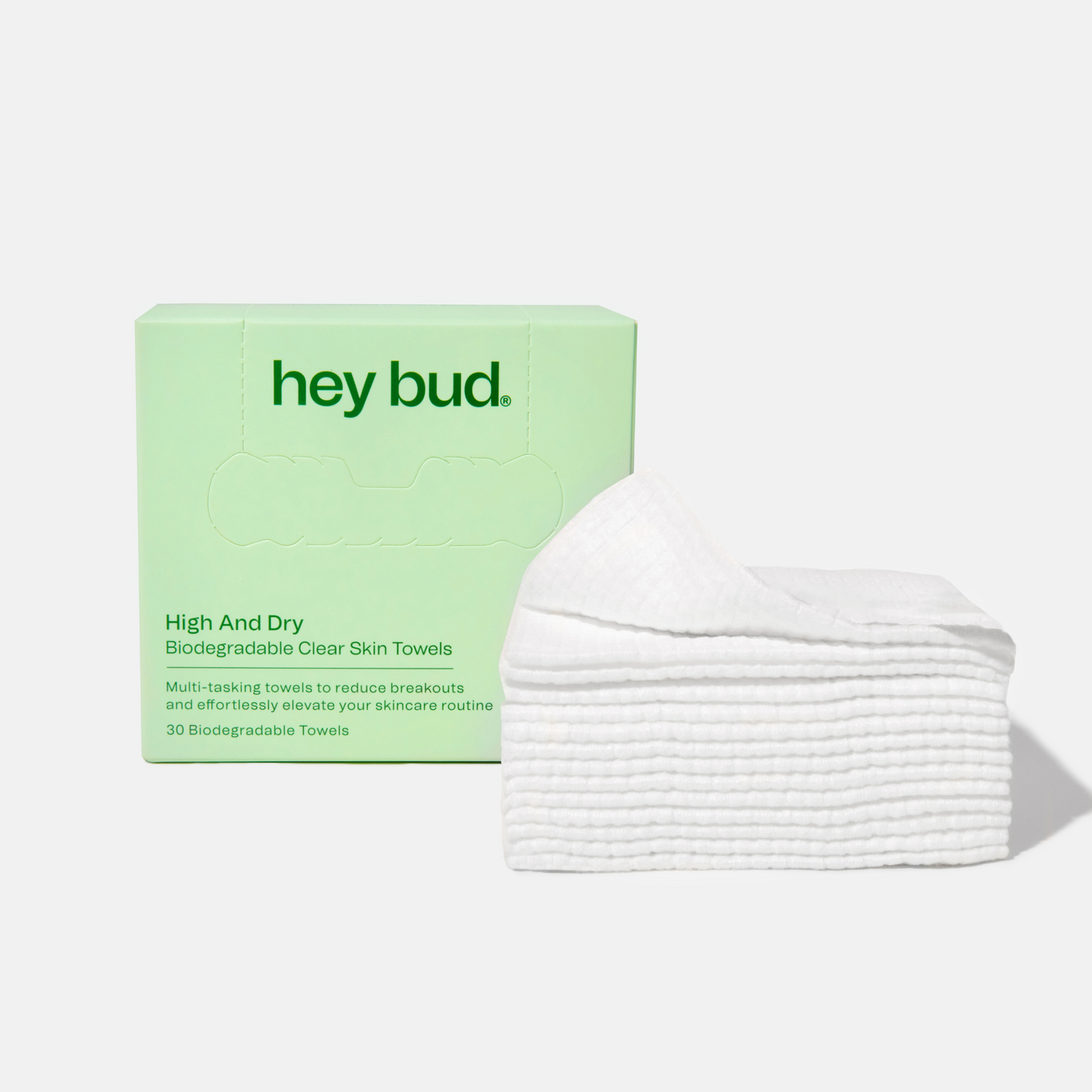 Biodegradable Clear Skin Towels – Hey Bud Skincare